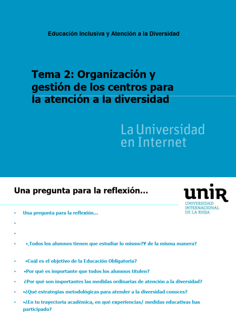 Presentación Tema 2 | PDF | Plan de estudios | Aprendizaje