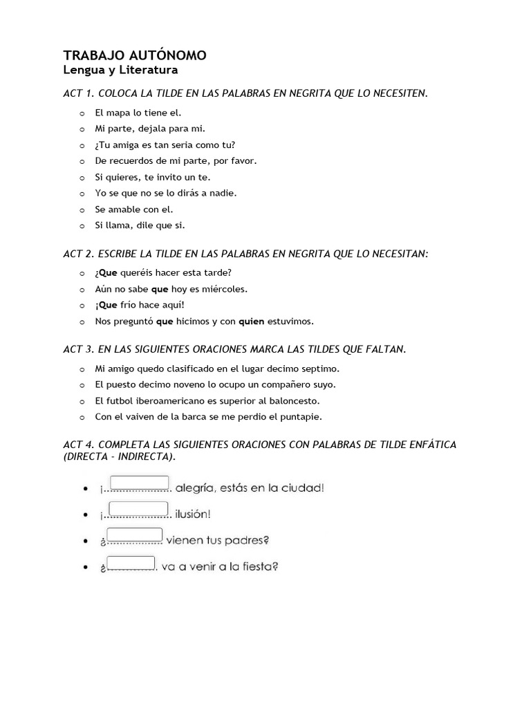 7mo Uso de La Tilde 2022 | PDF