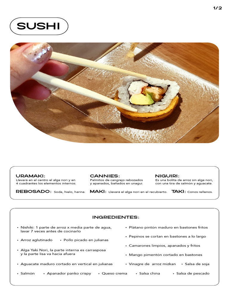 RECETA Sushi | PDF