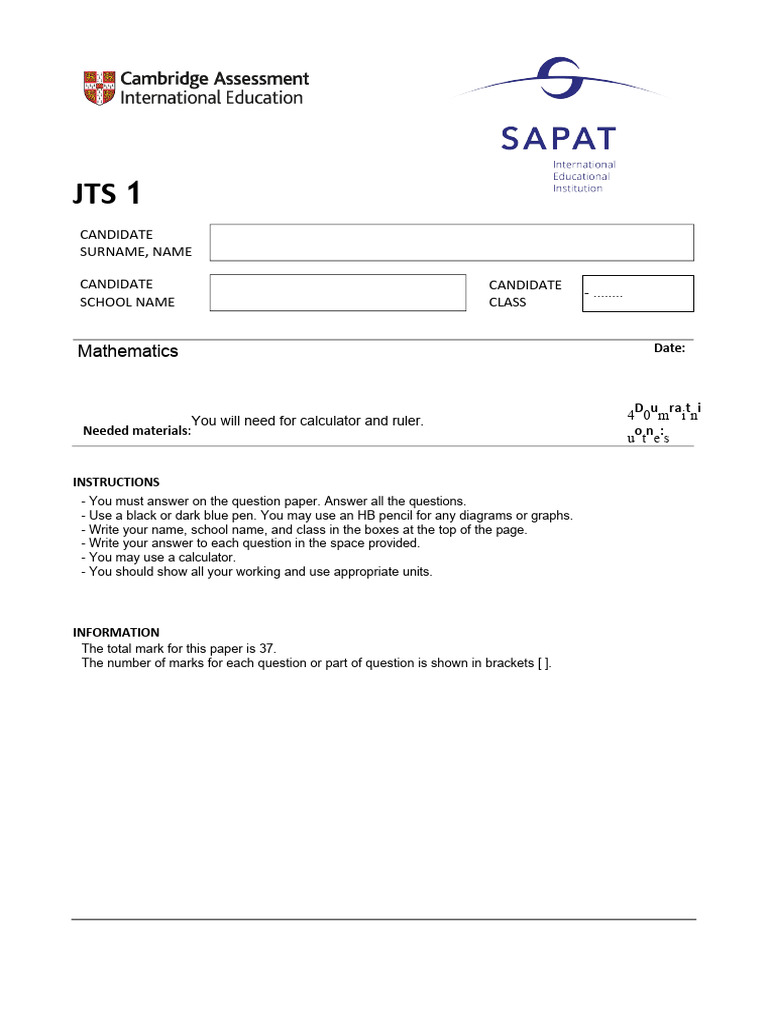 JTS Cover Page | PDF