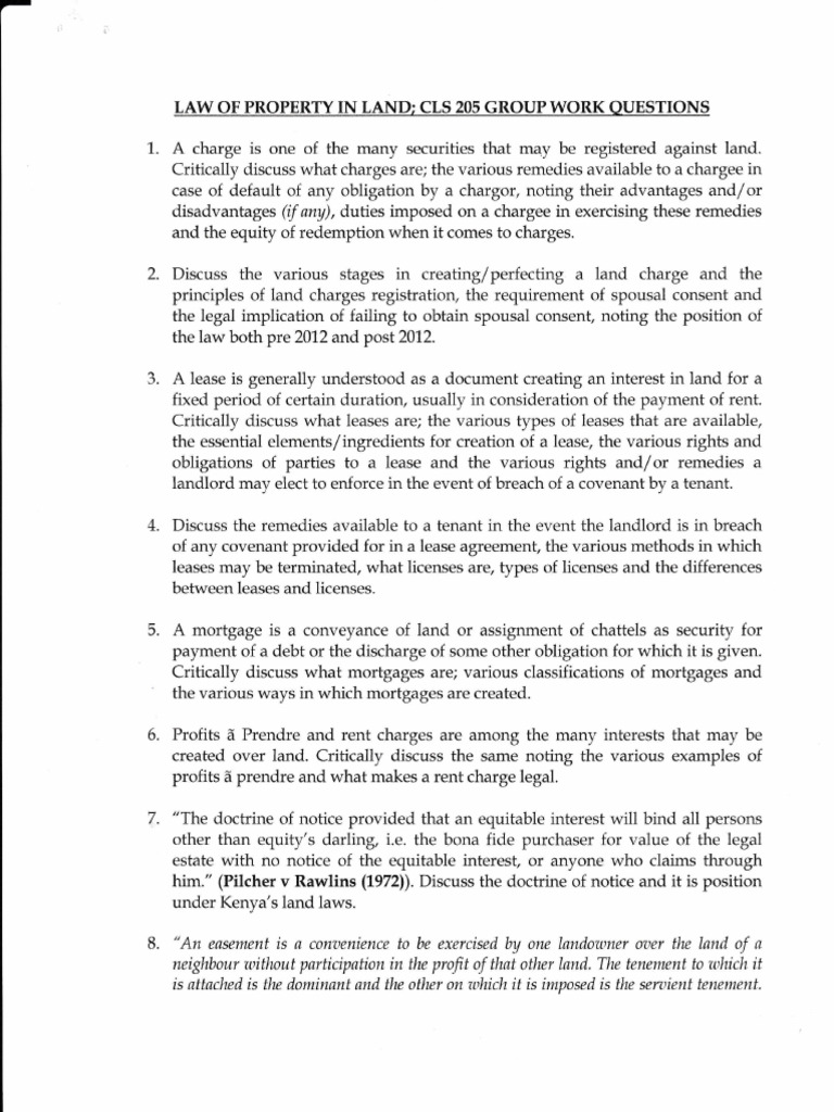 CLS - 205 Group Work Questions | PDF