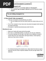 Instructions For Use Epogen (Ee-Po-Jen) (Epoetin Alfa) | PDF | Syringe ...
