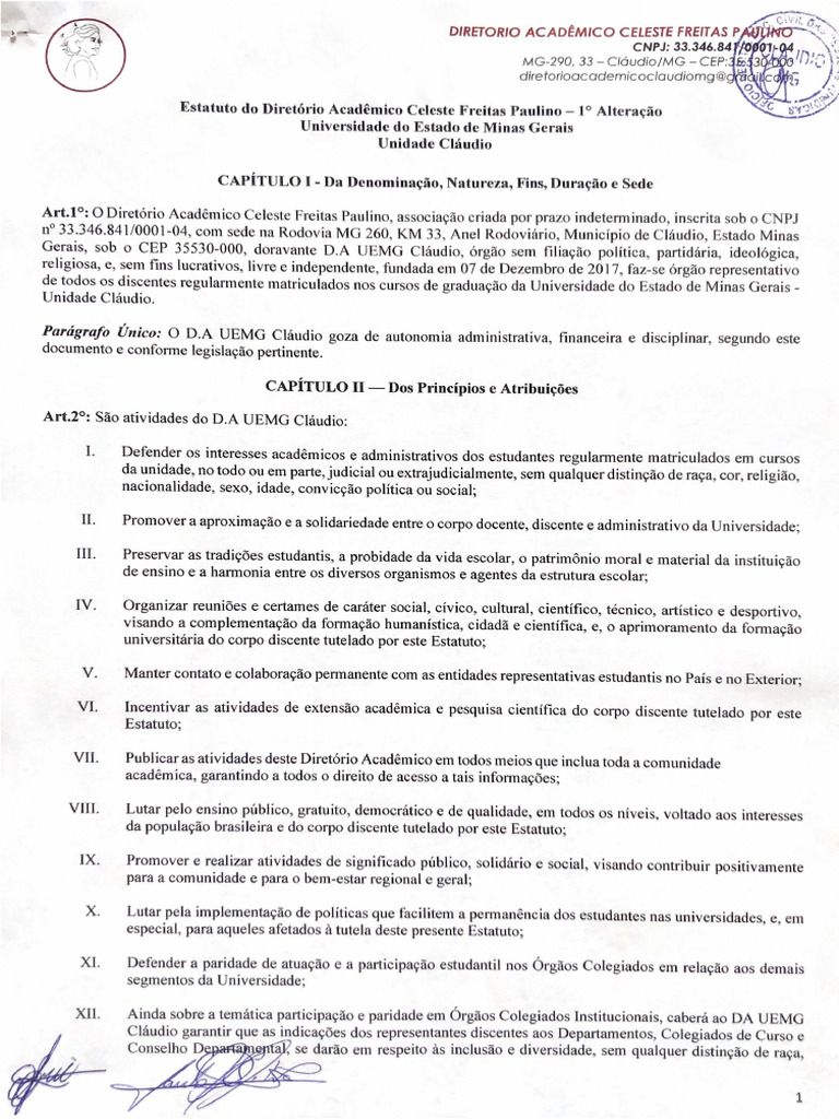 Estatuto Social D.A | PDF