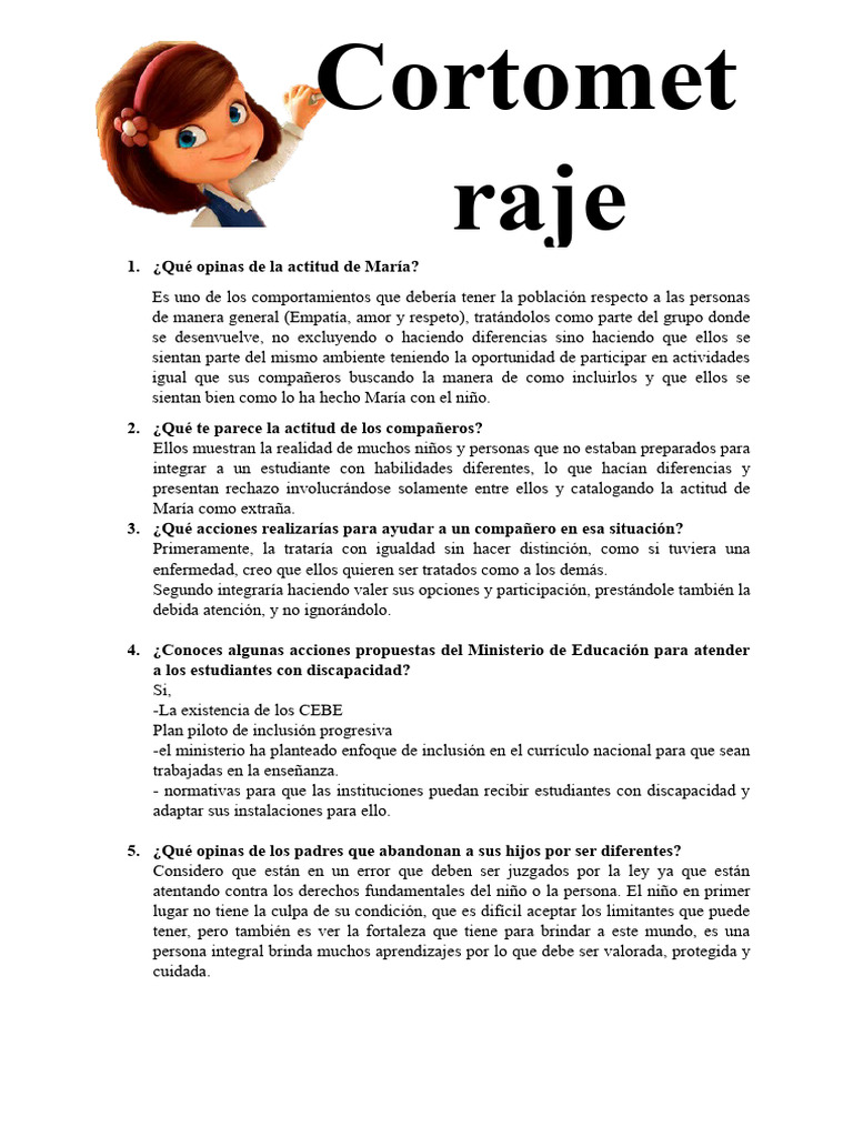 Analisis de Cortometraje Cuerdas | PDF | Salud y bienestar