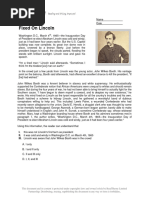Chasing Lincolns Killer Chapter Questions | PDF | John Wilkes Booth