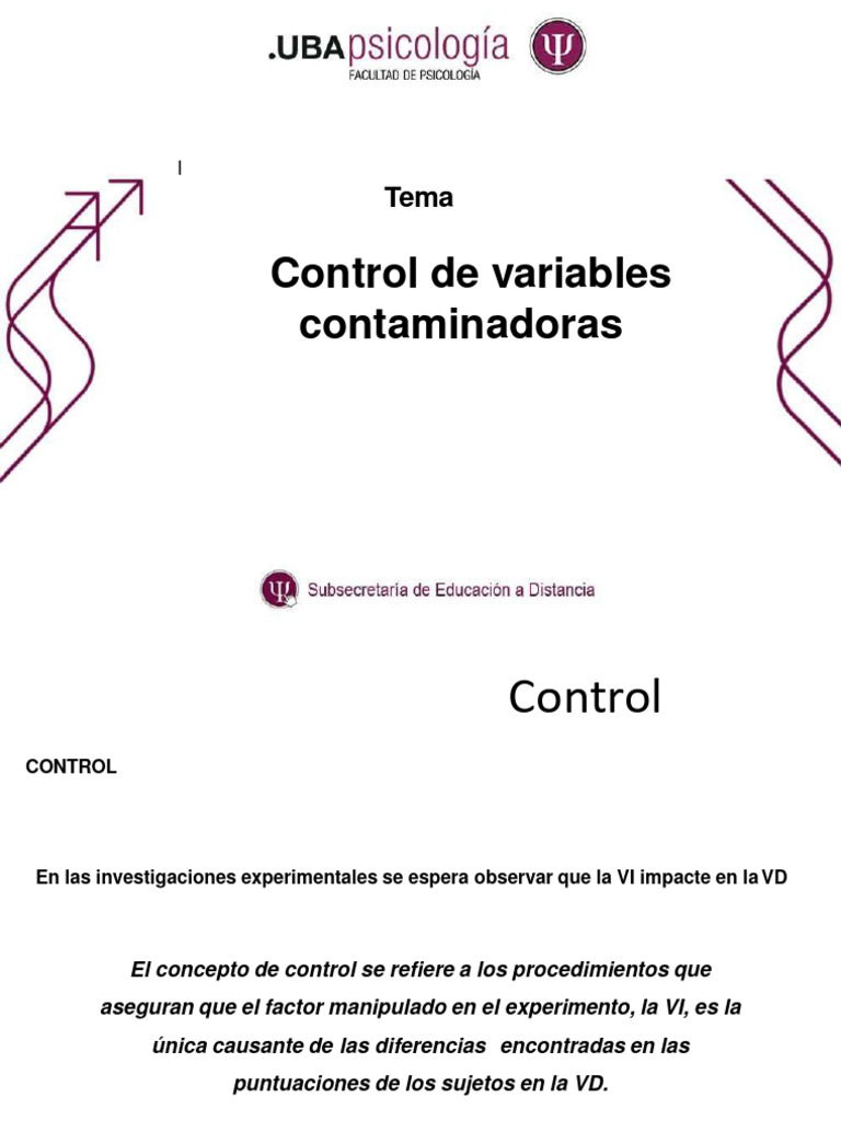 Control de Variables Contaminadoras | PDF