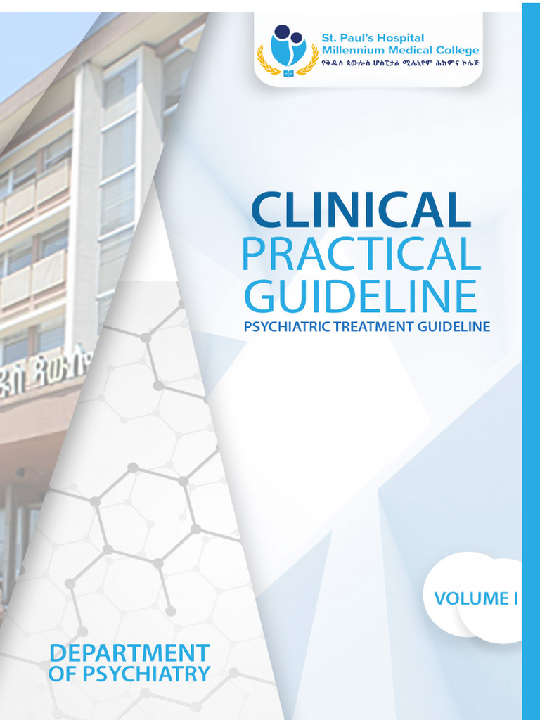 Psychiatry Guideline of St. Paul Hospital | PDF