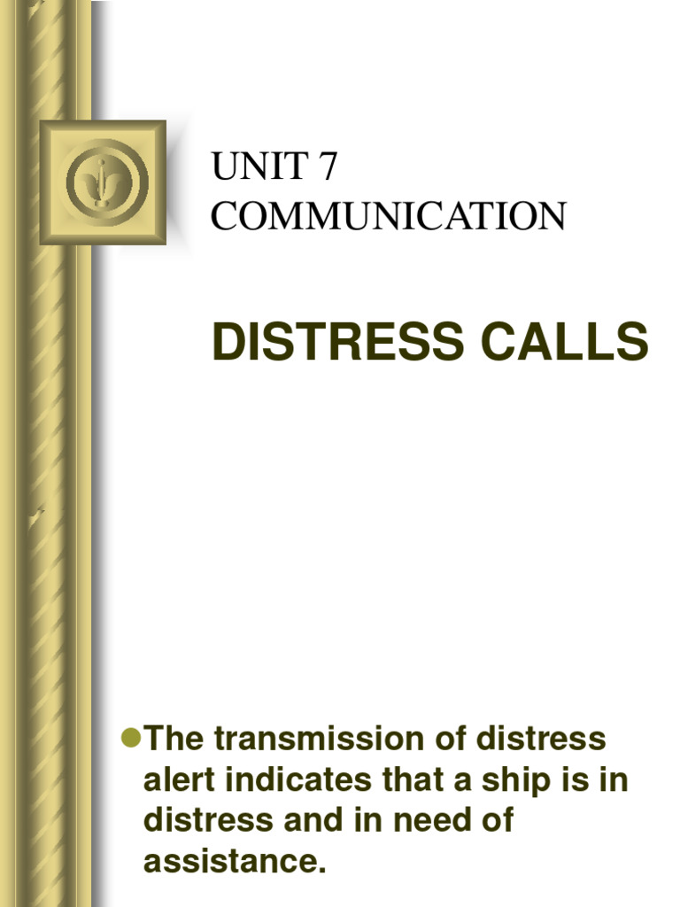 5 - Distress Call | PDF