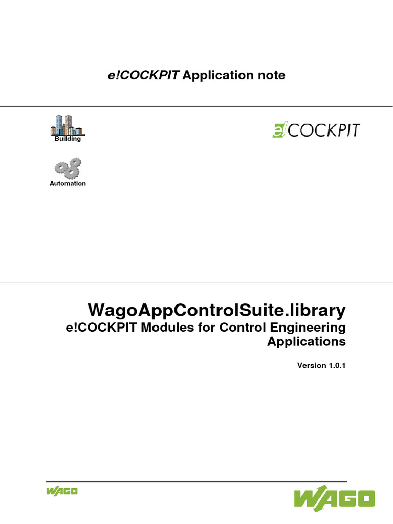 E Cockpit Modules For Control Engineering Applications Pdf