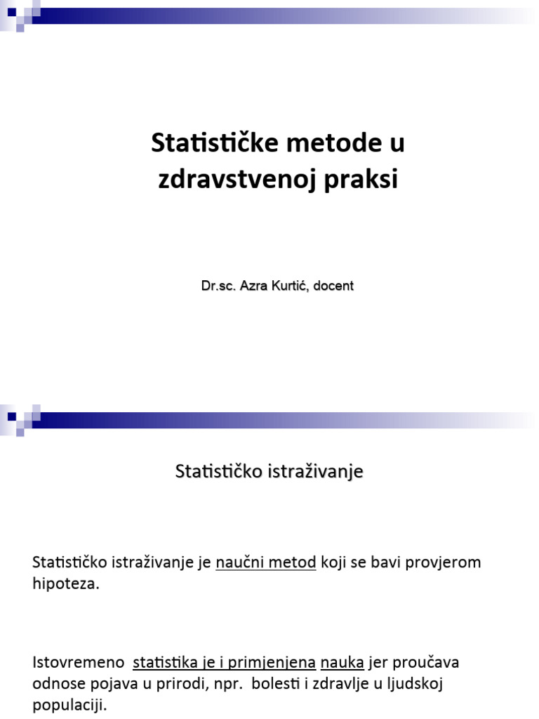 Statisticke-metode | PDF