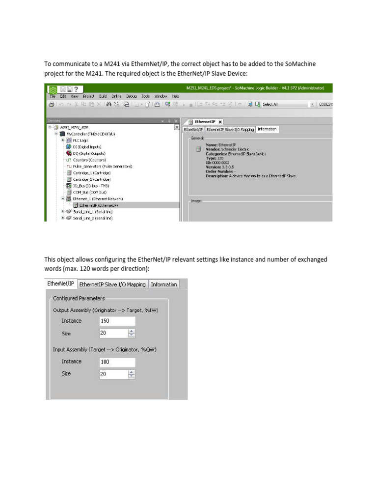 M241 EIP ControlLogix | PDF