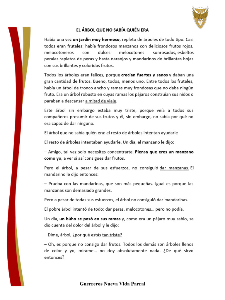 El Arbol Que No Sabia Quien Era | PDF El Arbol Que No Sabia Quien Era | PDF