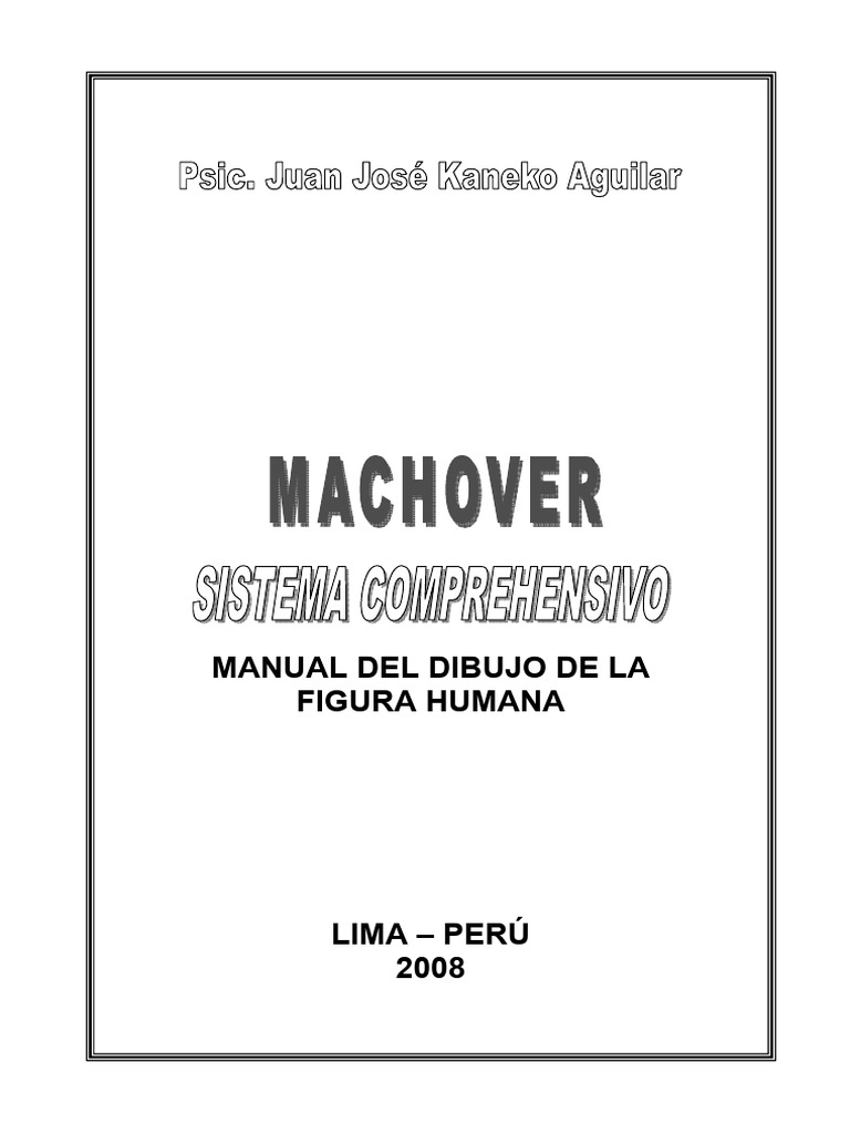 Manual Del Machover Sistema Comprensivo | PDF | Crecimiento personal y ...
