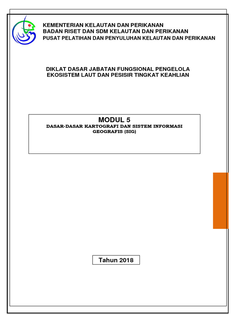 H1 - 1 - Modul PELP - Dasar-Dasar Kartografi | PDF