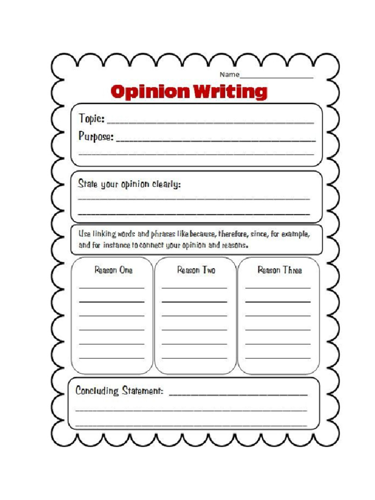 Writing Graphic Organizers | PDF