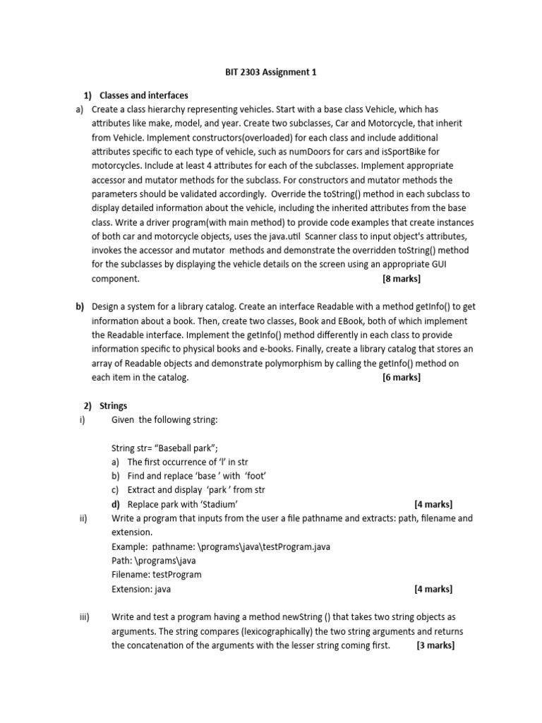 BIT 2203 Assignment1 | PDF | Teaching Methods & Materials | Computers