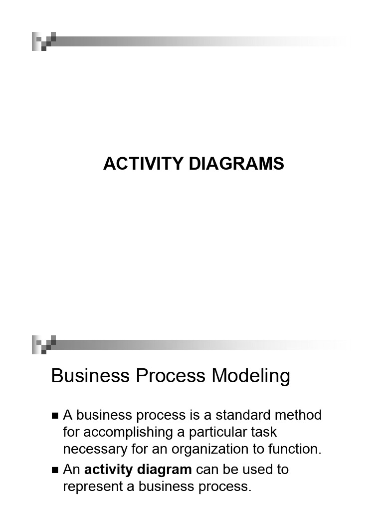 Activity Diagrams | PDF