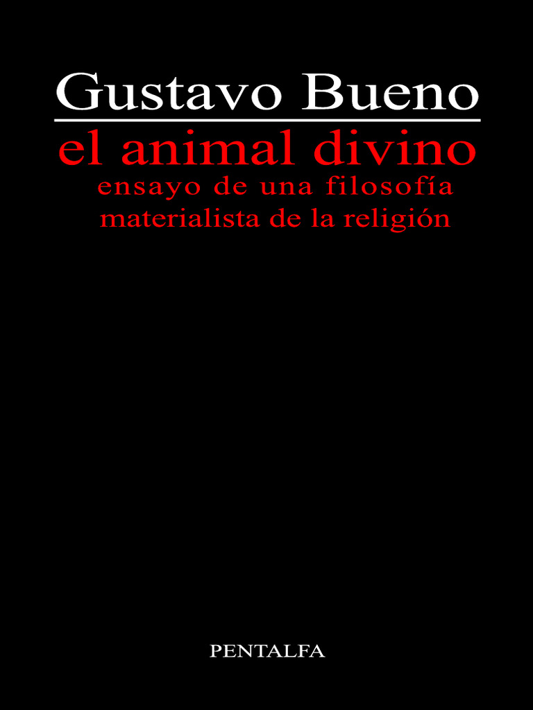 El animal divino: Filosofía materialista | PDF | Filosofía | Religión y ...