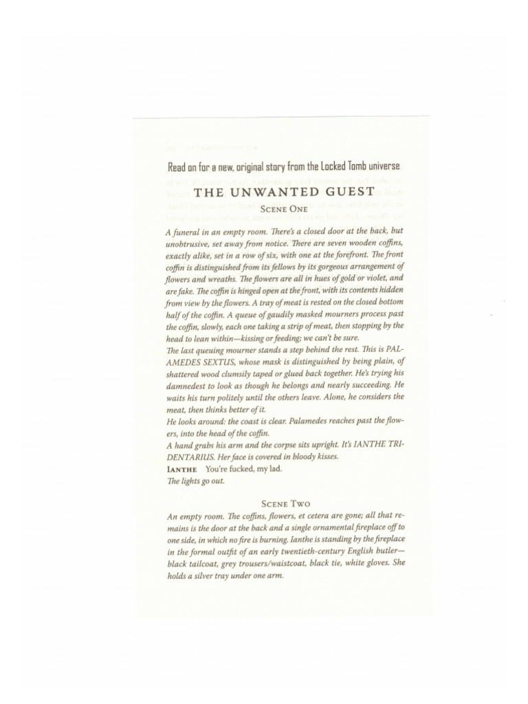 Open The Unwanted Guest | PDF