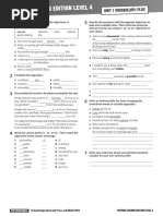 Prepare 3 Workbook Answer Keys | PDF