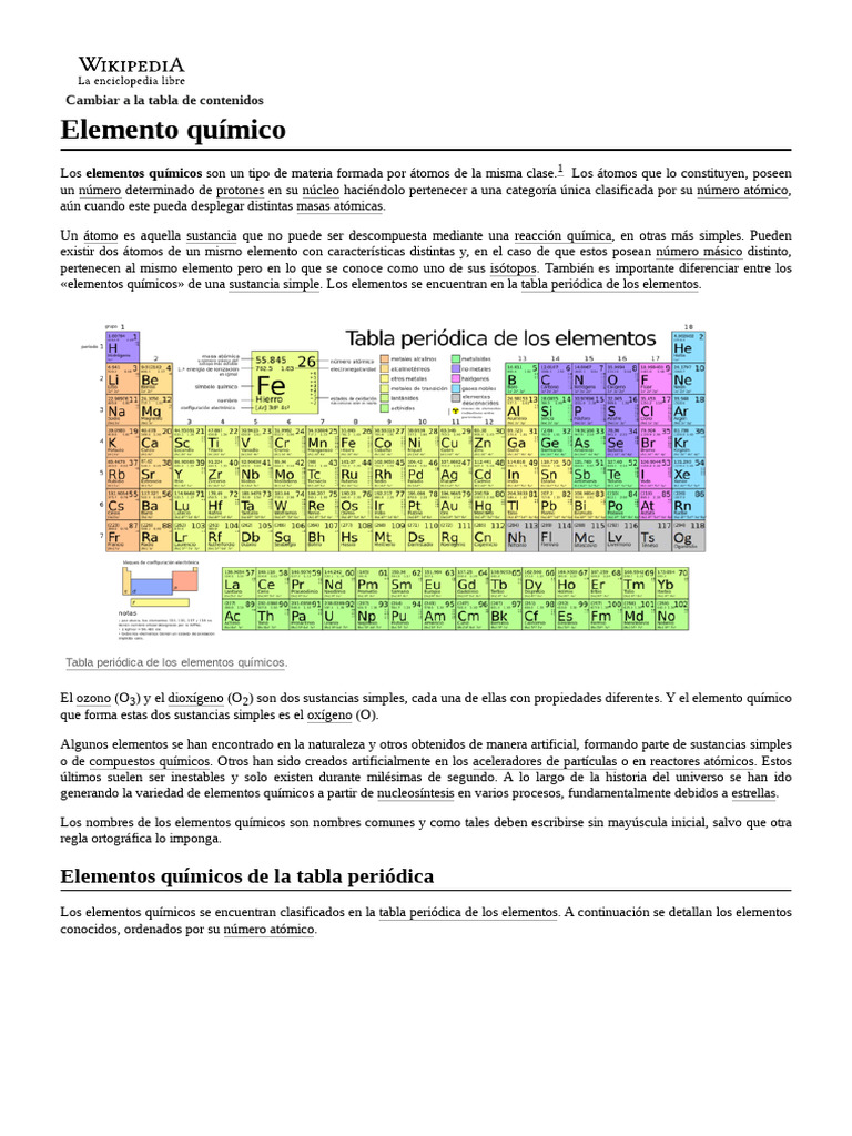 Elemento Químico | PDF
