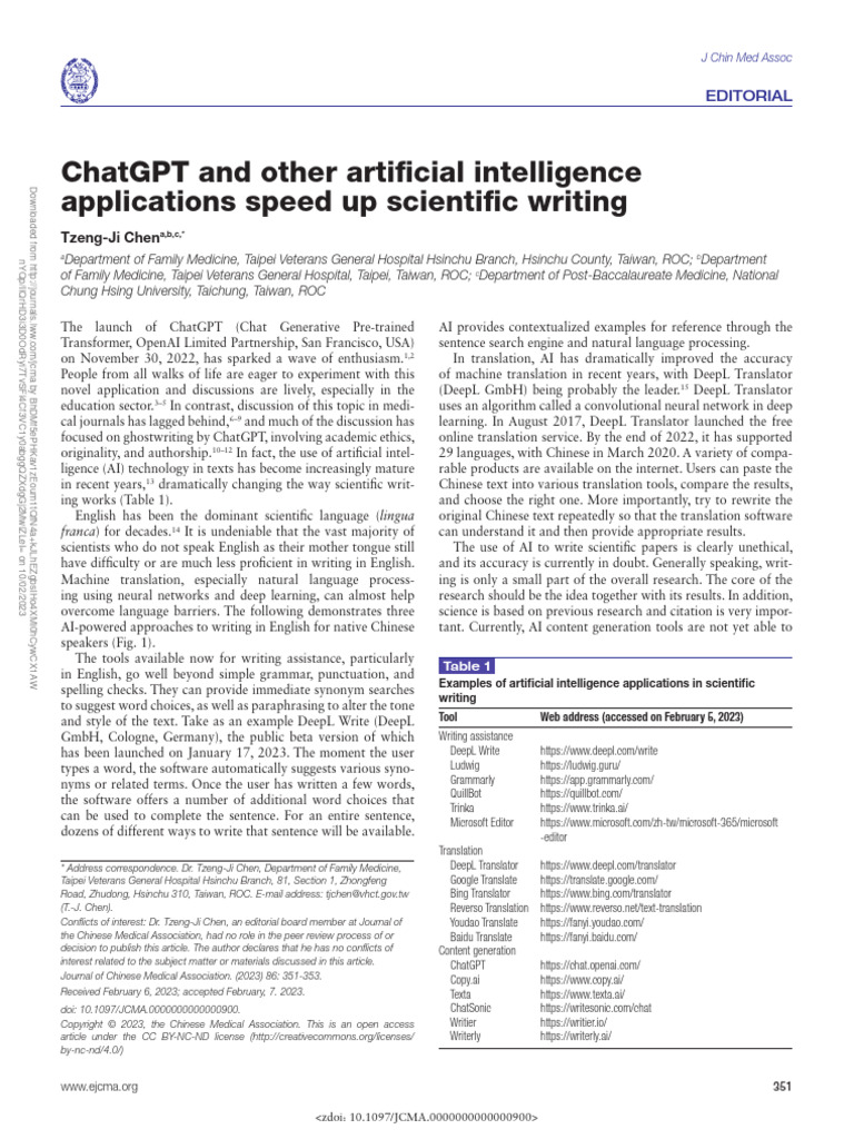 Chatgpt and Other Artificial Intelligence.1 | PDF