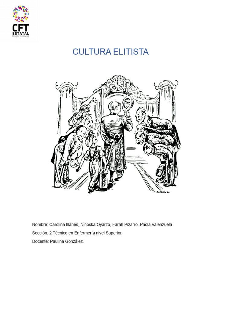 Cultura Elitista (1) 2.0 | PDF | Sociedad | Élite