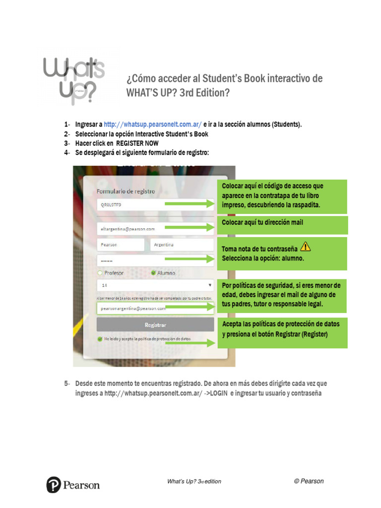 Whats Up 3rd Edition-Interactive Students Book | PDF | Contraseña ...