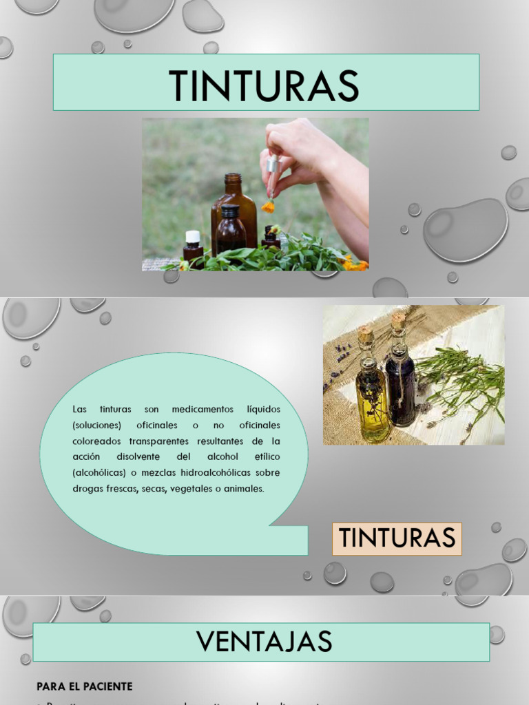 Clase #5. Tinturas | PDF