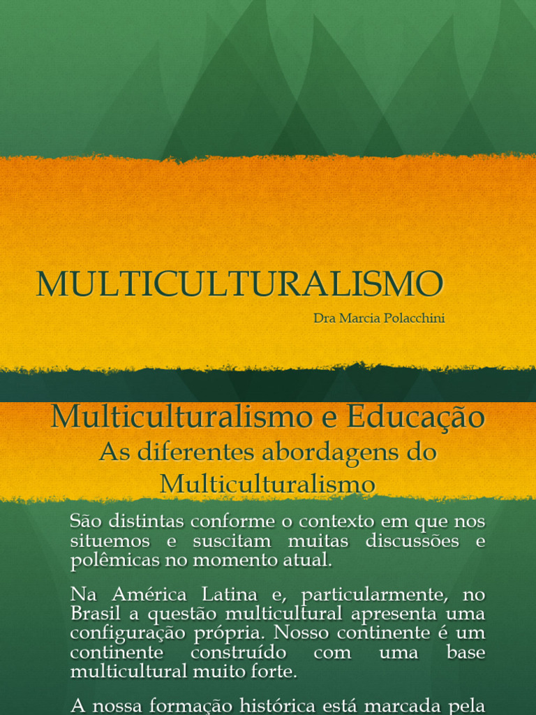 Multiculturalismo | PDF | Ciências Sociais