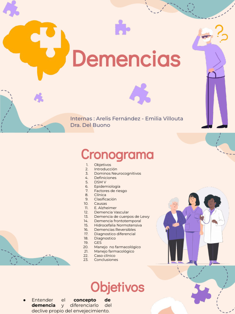 Demencias Pdf Demencia Enfermedad De Alzheimer