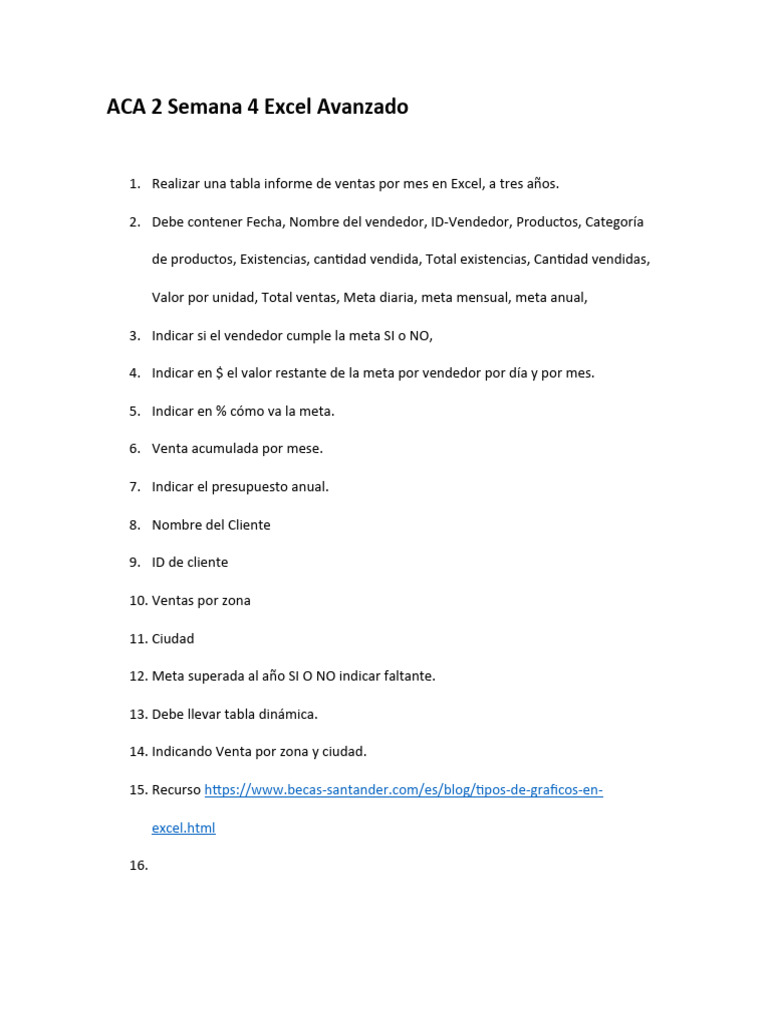 Aca 2 Excel Avanzado | PDF