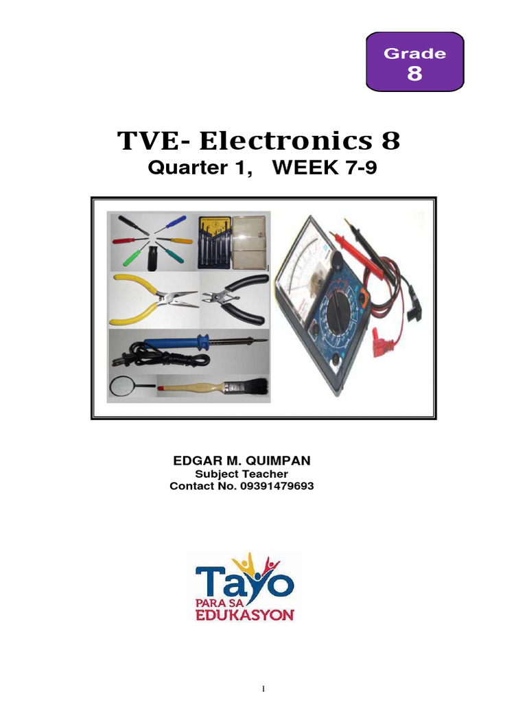 EPAS 8 Quarter 1 - Week 5-6 | PDF