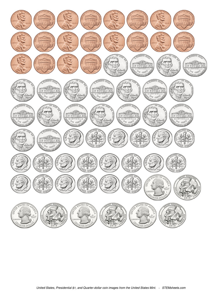 Printable Coins Manipulatives | PDF