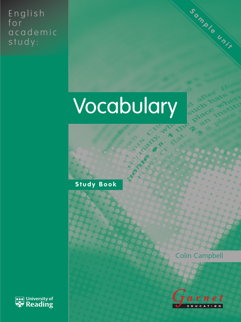 EAS Vocabulary Sample | PDF