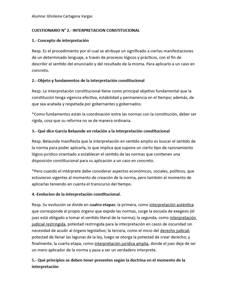 Segundo Cuestionario DPC | PDF Segundo Cuestionario DPC | PDF