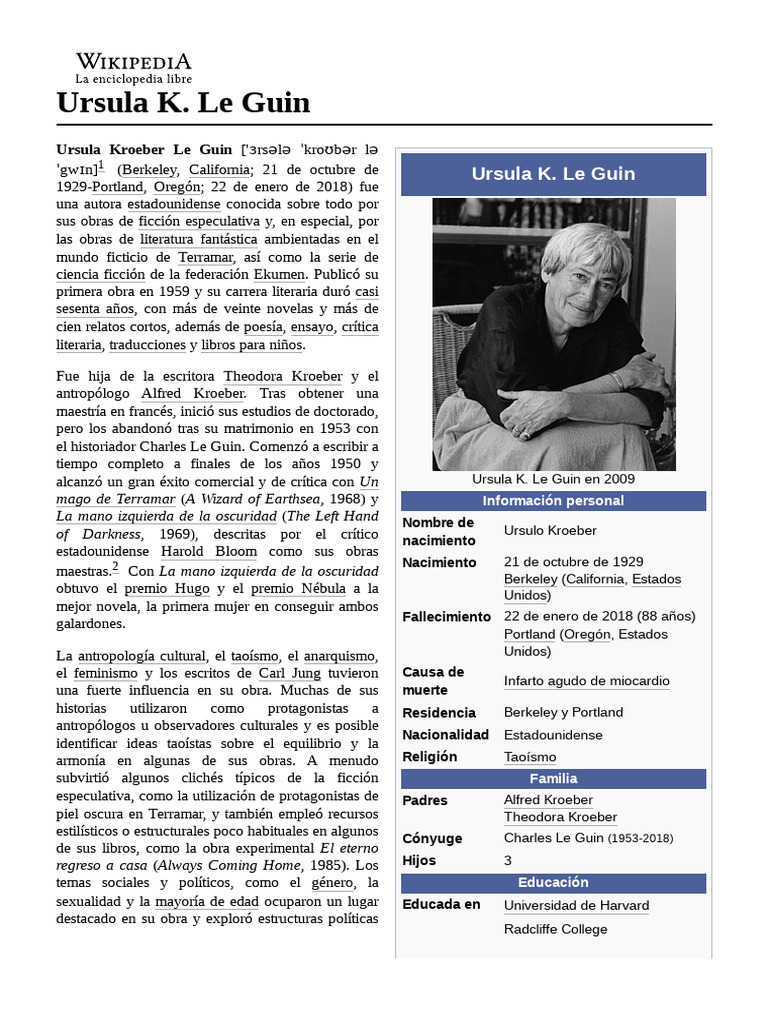 Ursula K. Le Guin | PDF