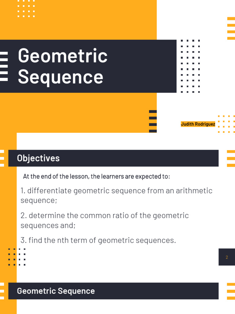 Geometric Sequence | PDF