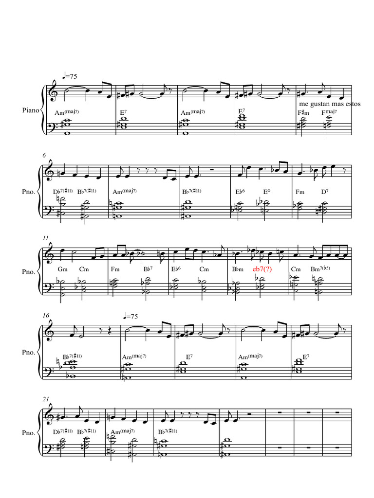 Grey December - Partitura Completa | PDF