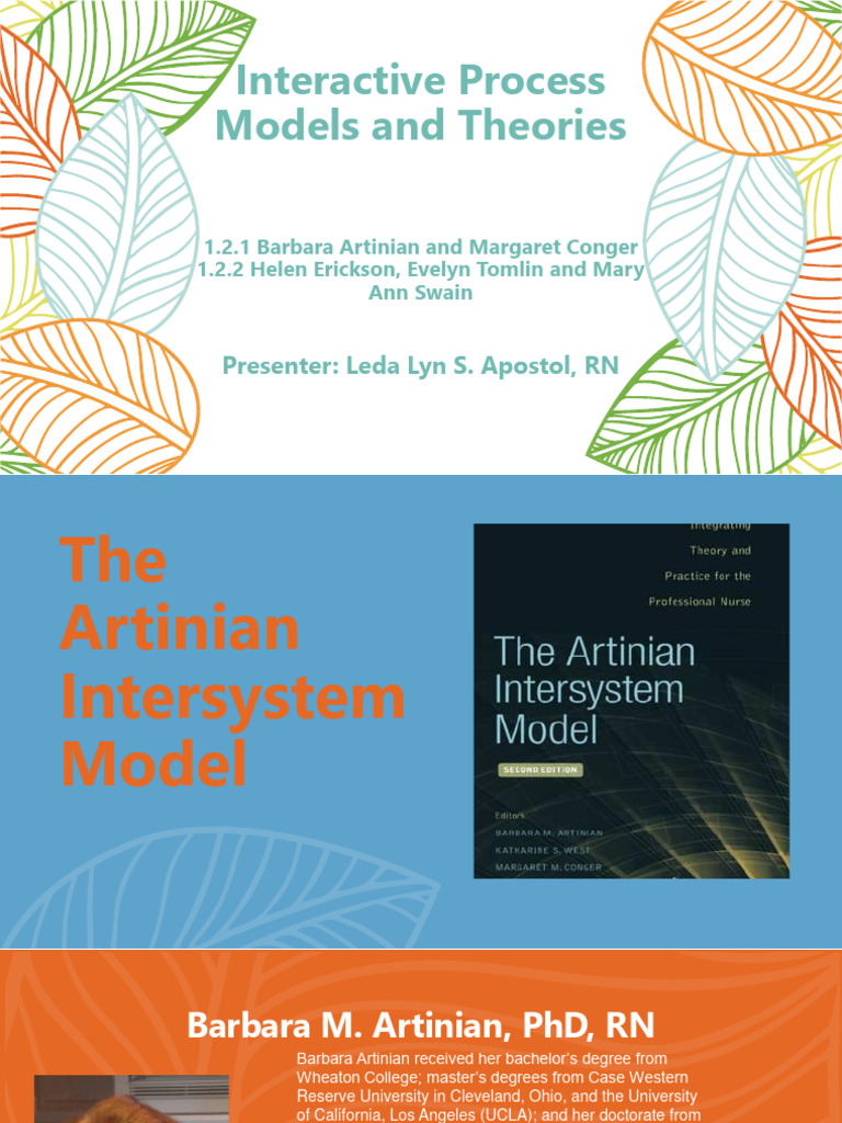 INTERACTIVE PROCESS MODELS AND THEORIES - Artinian - Conger - Erickson ...