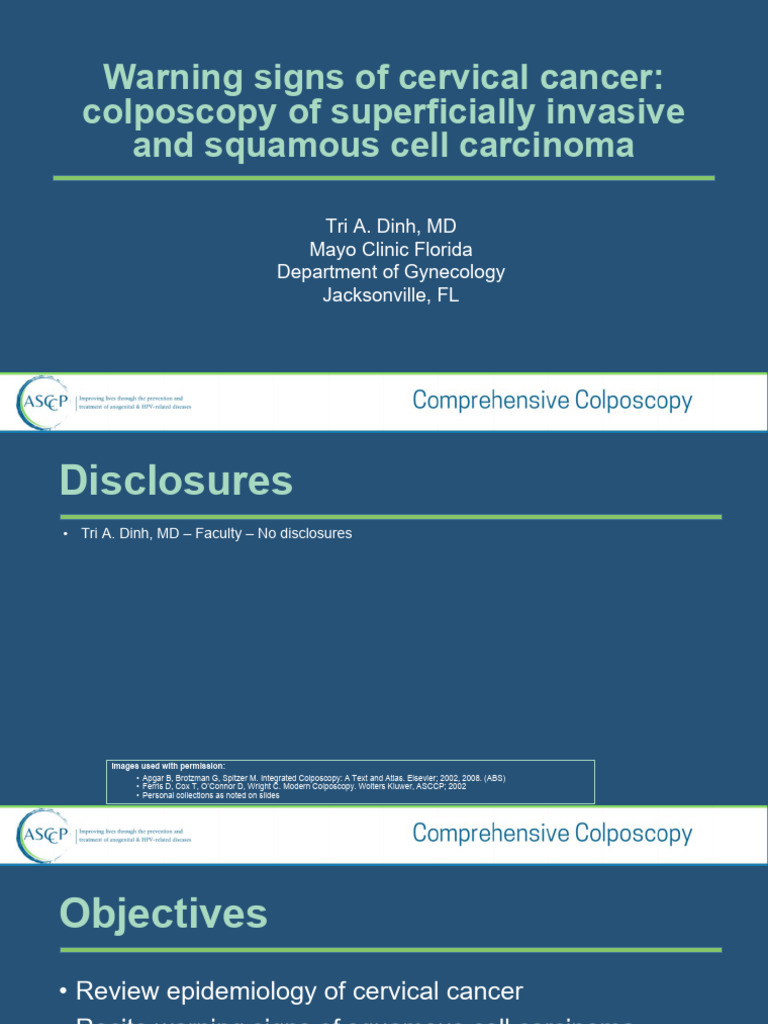 Warning Signs Of Cervical Cancer Final Pdf