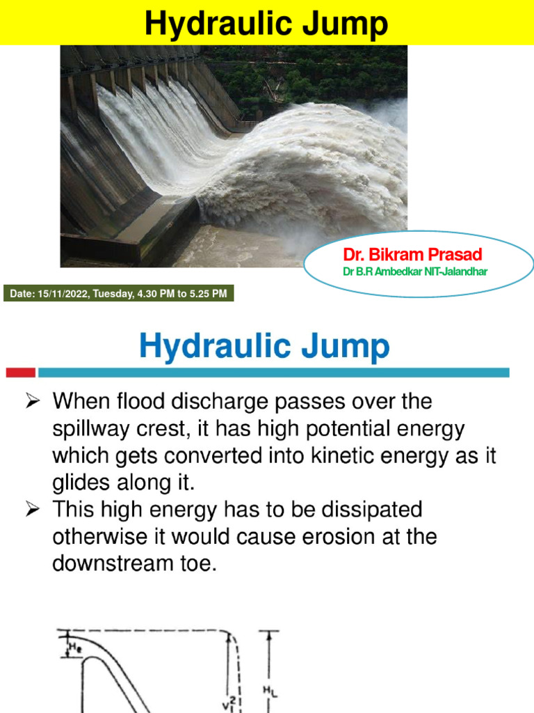 Hydraulic Jump Seminar Details Pdf