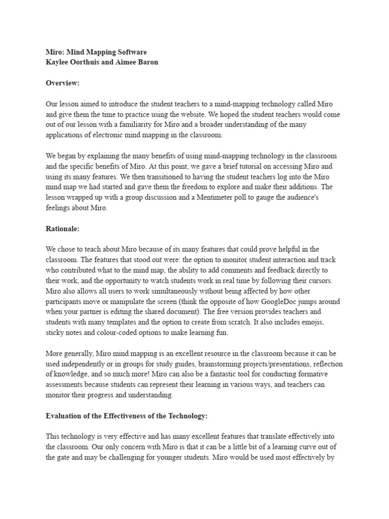 Lesson Reflection | PDF