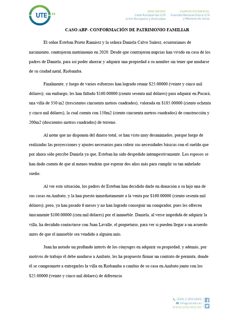 PatriciaVivas - CASO ABP | PDF