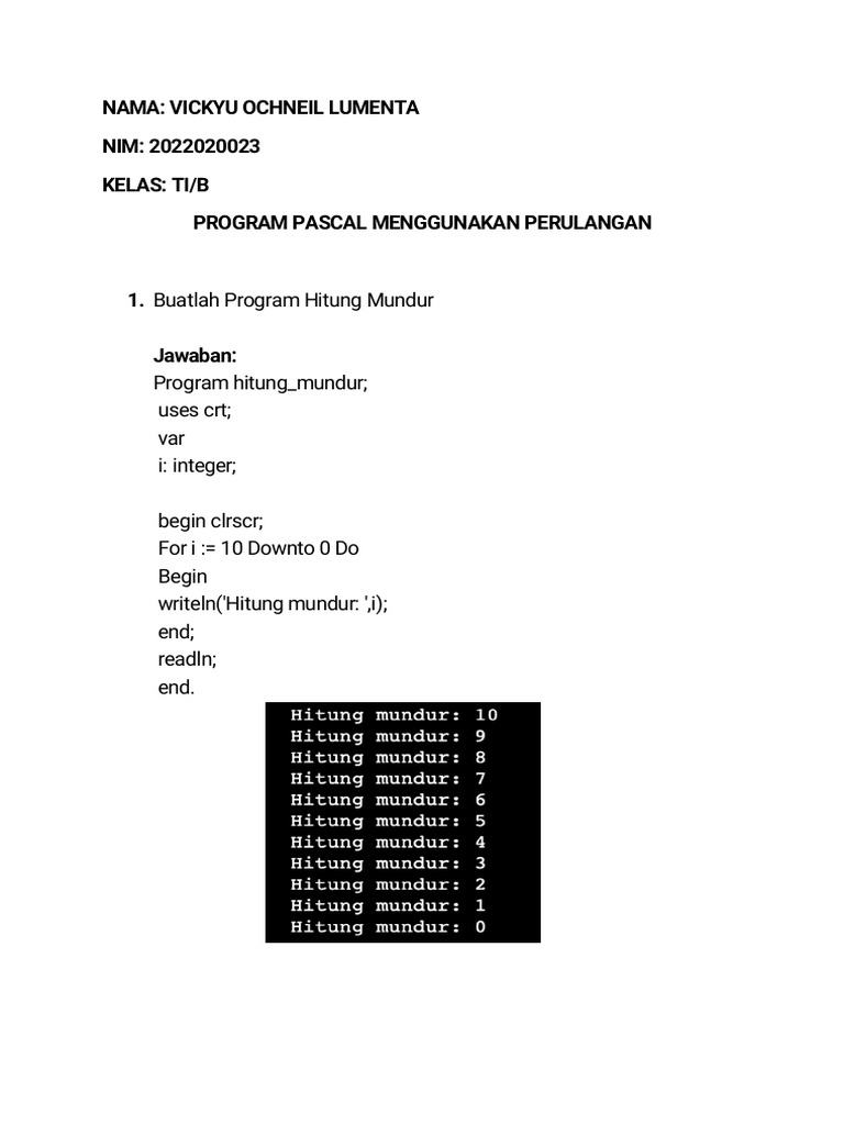 Tugas Algoritma Ke4 | PDF | Metode & Bahan Ajar | Komputer