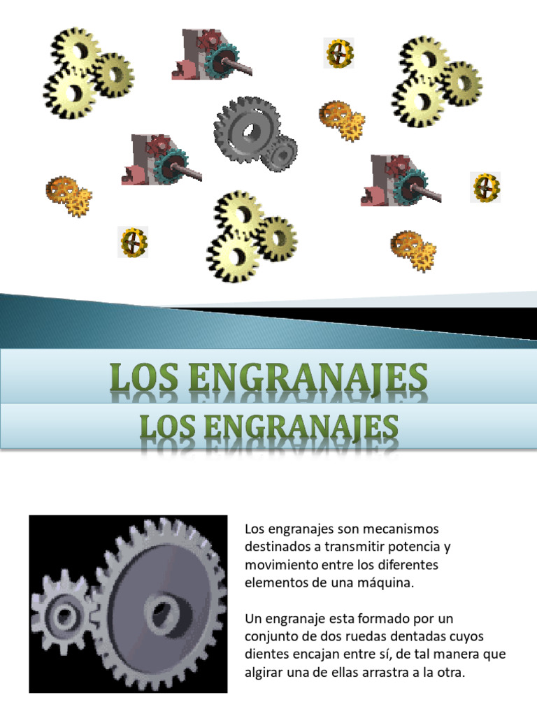 Tipos y Usos de Engranajes Mecánicos | PDF