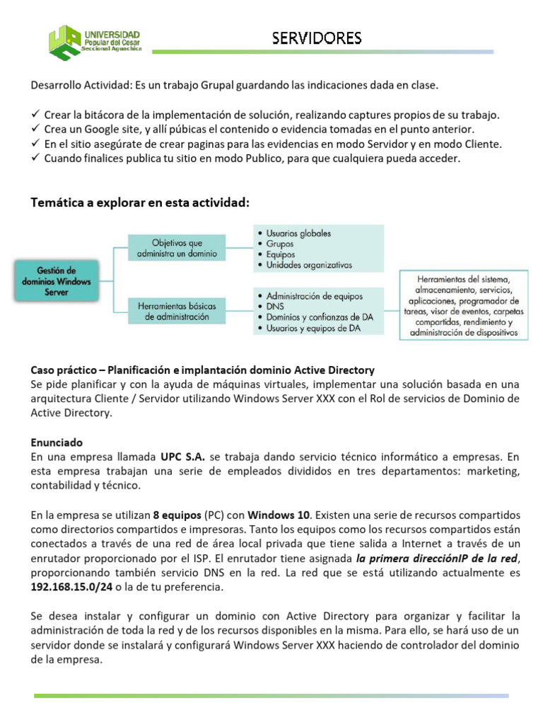 Practica AD Windows Server 2023-2 | PDF
