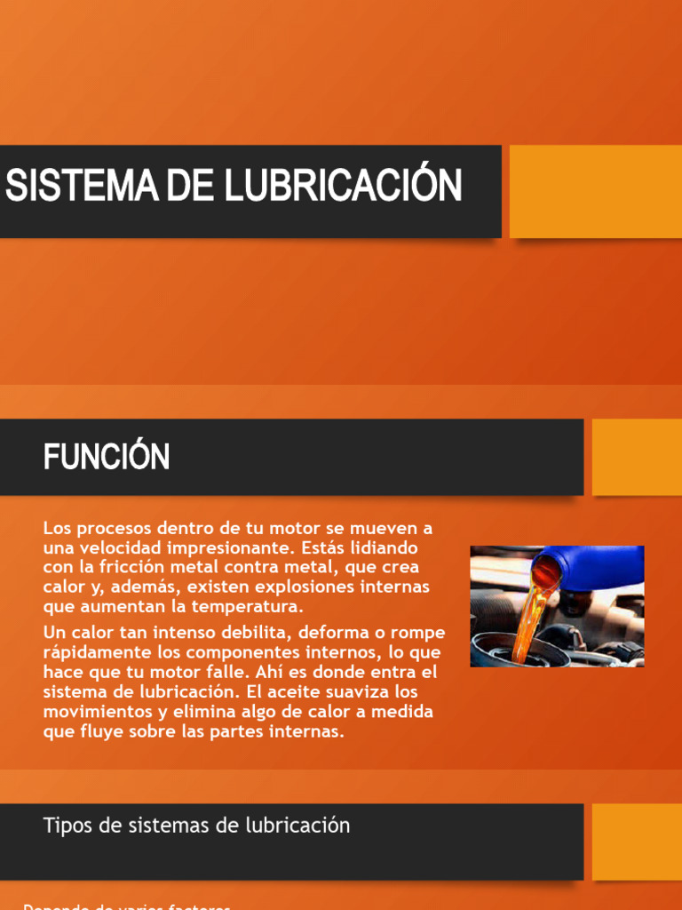 EXPOSION GRUPO 3. Semana 2 Gaaaa-1 | PDF | Aceite de motor | Lubricante