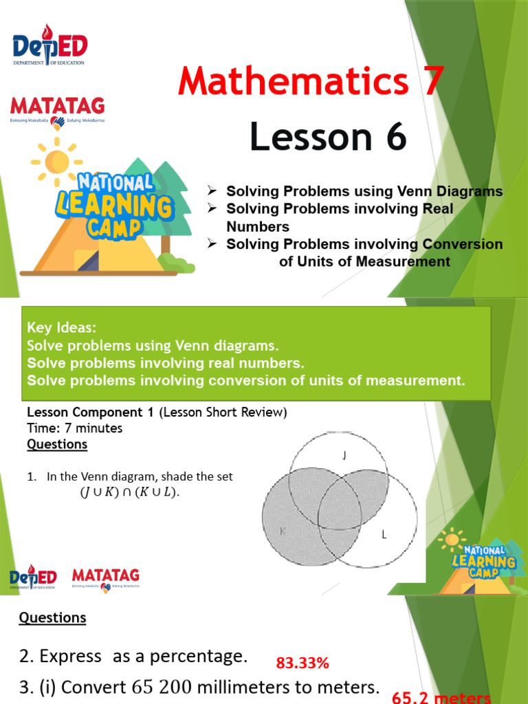 MATH 7_LESSON 6 | PDF