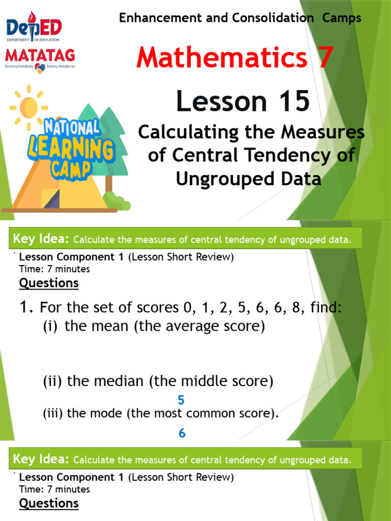 MATH 7_LESSON 15 | PDF
